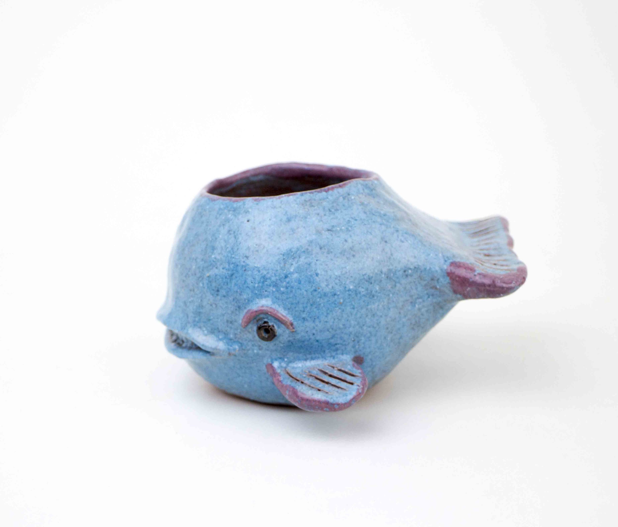 Animal planter whale pot, Whale, Whale ceramic pot, Succulent pot blue ...